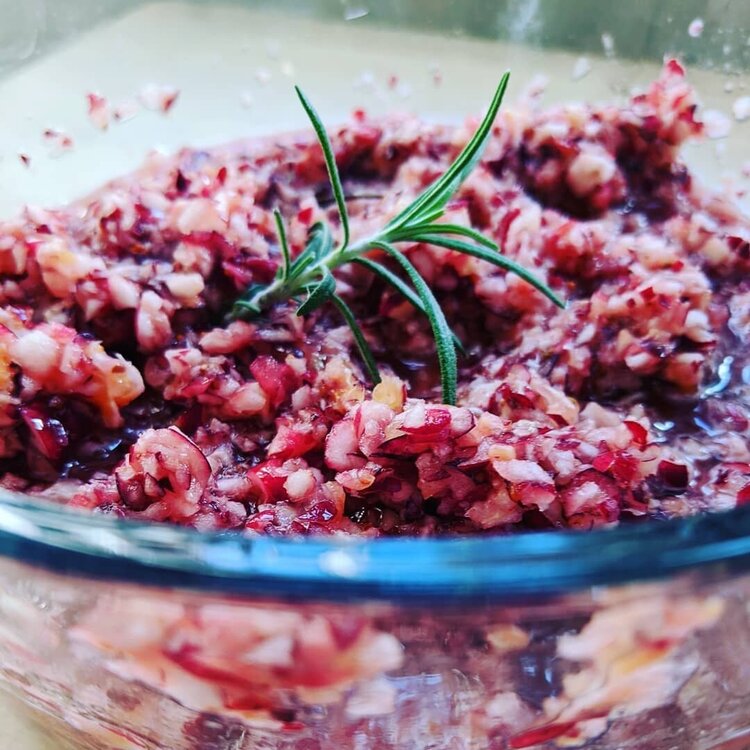 Maple Ginger Cranberry Relish | Siren Shrub Company
